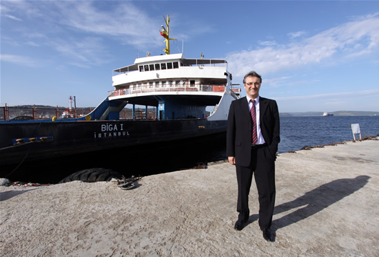 Biga-1 vapurunun bakımı tamamlanıyor