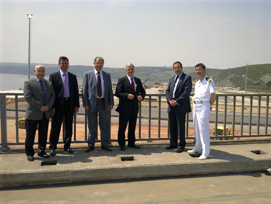 Belde Port inşaatı son sürat devam ediyor