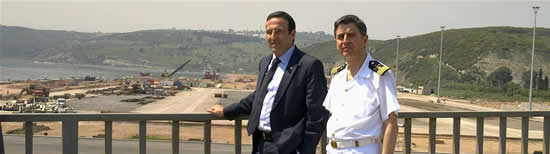 Belde Port inşaatı son sürat devam ediyor