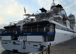 Clipper Odyssey, Fethiye İskelesi'ne geldi