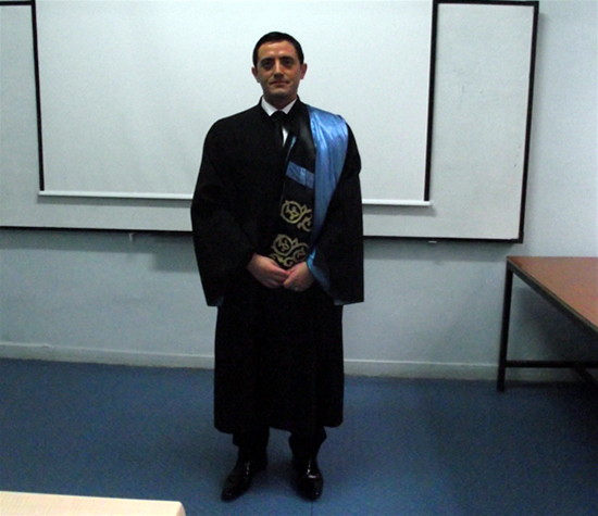 Emrah Yaman'a doktor unvanı verildi