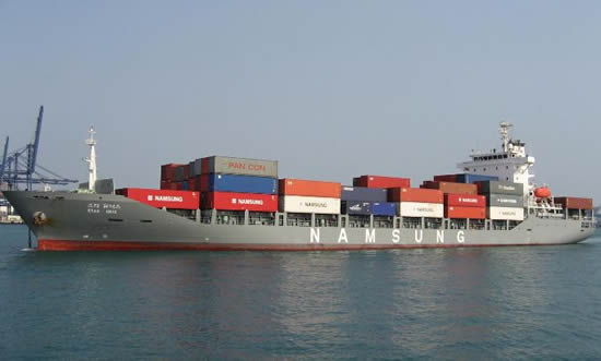 Namsung, konteyner gemisi sipariş verdi