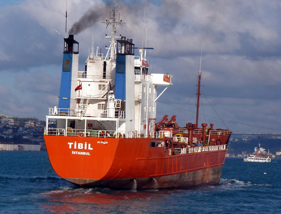 M/T Tibil isimli tankerde patlama oldu